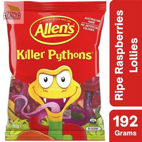 [exp May 2024] Allens Killer Pythons Lollies 192g Lazada Singapore
