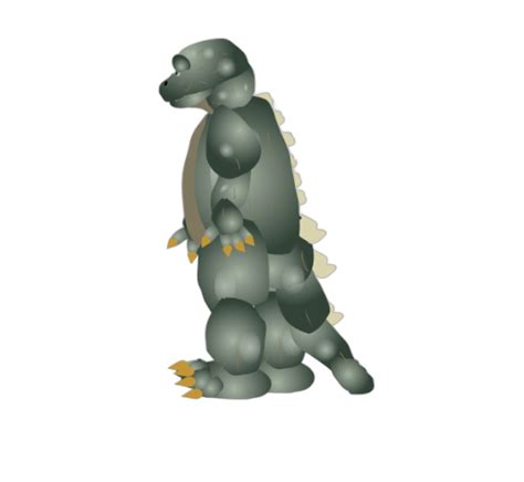 Minilla 2004 Model By Kingfrogzillarex On Deviantart