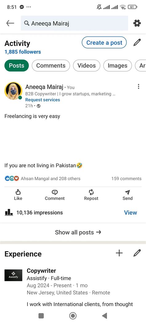 Aneeqa Mairaj On Linkedin Linkedin Can Be So Unpredictable 😔