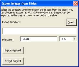 Export Images