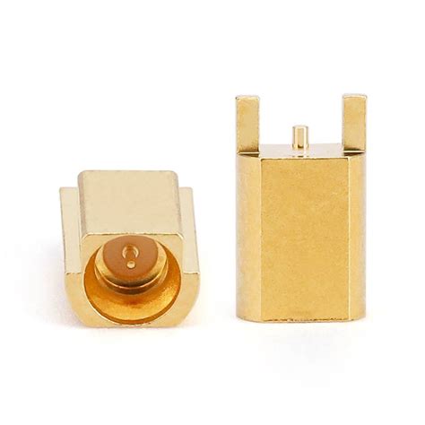 Gppo Mini Smp Male Connector End Launch Length 68mm Dc 40ghz