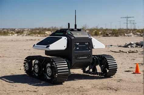 Autonomous Robots Exploring Rough Terrain Premium Ai Generated Image