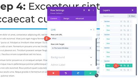 how to create a clickable accordion using sticky page headings in divi