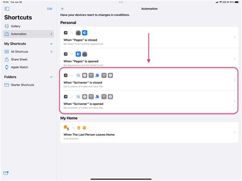 Enable Icloud Drive Sync Using Shortcuts Personal Automations
