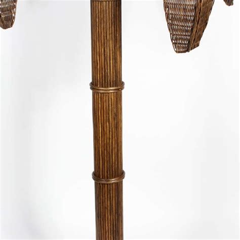Rattan Palm Tree Floor Lamp At 1stdibs Rattan Palm Tree Lamp Wicker