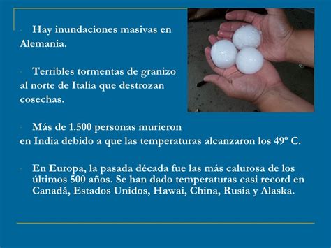 Evidencias Del Cambio Climático