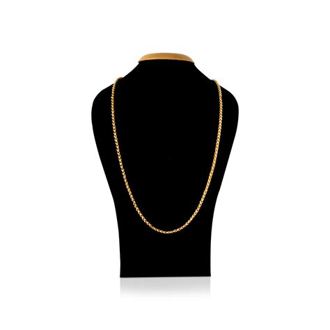 Giri Neck Chain Gold Polish Chain Hollow Rope Chain