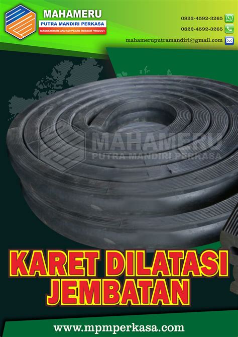 Jual Karet Dilatasi Expansion Joint Rubber