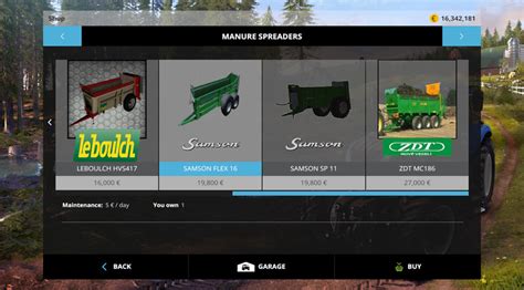 Ls15 Samson Flex 20 V 10 Miststreuer Mod Für Landwirtschafts Simulator 15