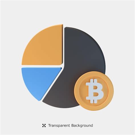 Premium Psd Bitcoin Chart 3d Icon Illustration