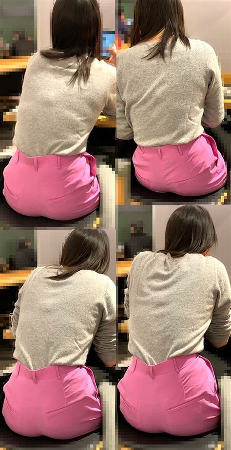 Gcolle 街撮りお尻部 ピチピチピタパンヒップ 超エロ尻ピンクのパンツでグイーッと突き出す美尻お姉様