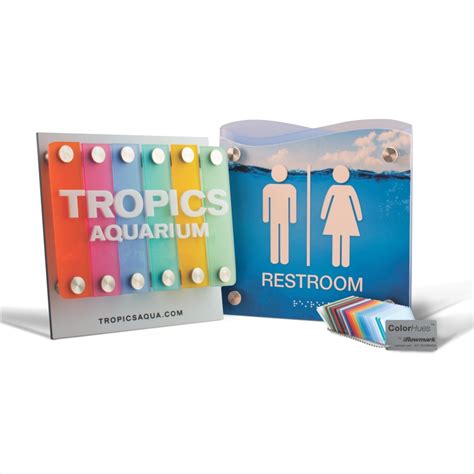 Rowmark Colourhues® Interior And Exterior Signage