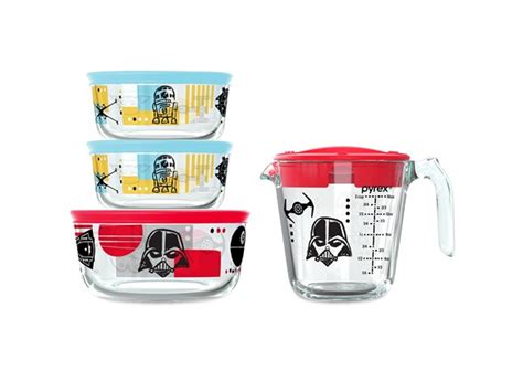 Pyrex Star Wars 8 Piece Glass Prep Set