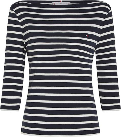 Tommy Hilfiger Curve 34 Arm Shirt Crv New Cody Slim Boat Nk 34slv