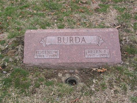 Eugene William Burda 1918 1989 Find A Grave Memorial