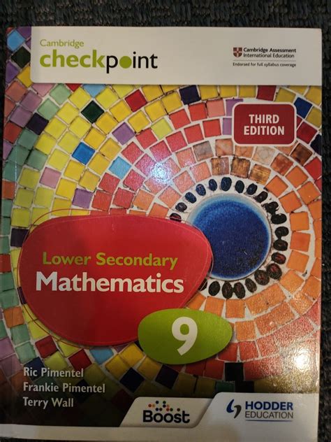 Lower Secondary Mathematics Yr 9 Textbook Hobbies And Toys Books And Magazines Textbooks On Carousell
