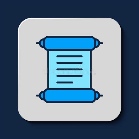 Icono De Desplazamiento Del Icono De Pergamino De Papel Del Decreto De
