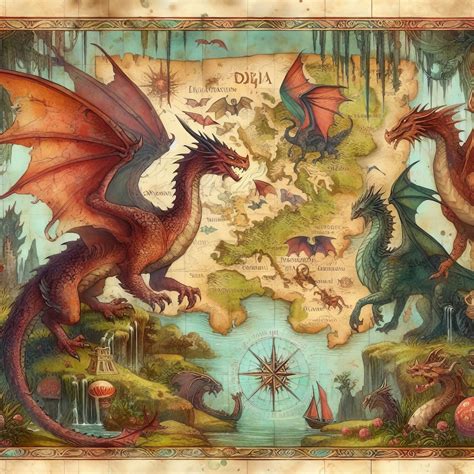 50 Images Fantasy Maps Digital Art Printable Instant Digital Download