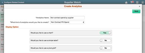 Example Configuring Related Content And Using Simplified Analytic Reports