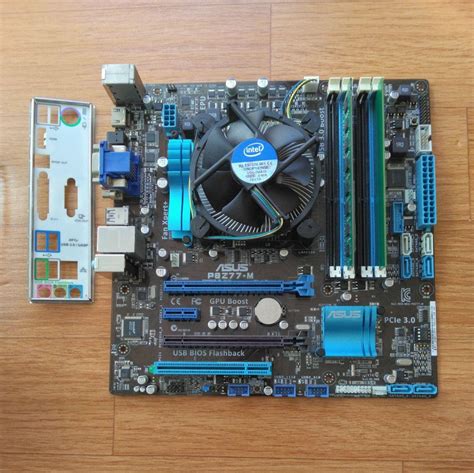 Asus マザーボード P8z77 M ＋ Cpu ＋ メモリー メルカリ