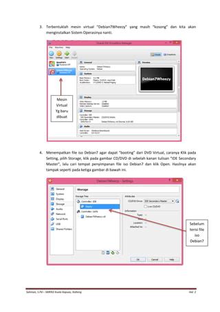 Panduan Instalasi Debian Wheezy Pada Virtual Box PDF