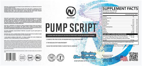 Nutristat Pump Script The Original Liquid Pump Enhancer That Started A