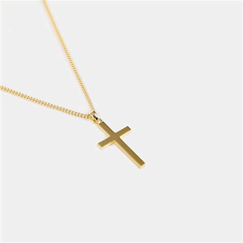 Gold Cross Necklace Sergedenimes Us
