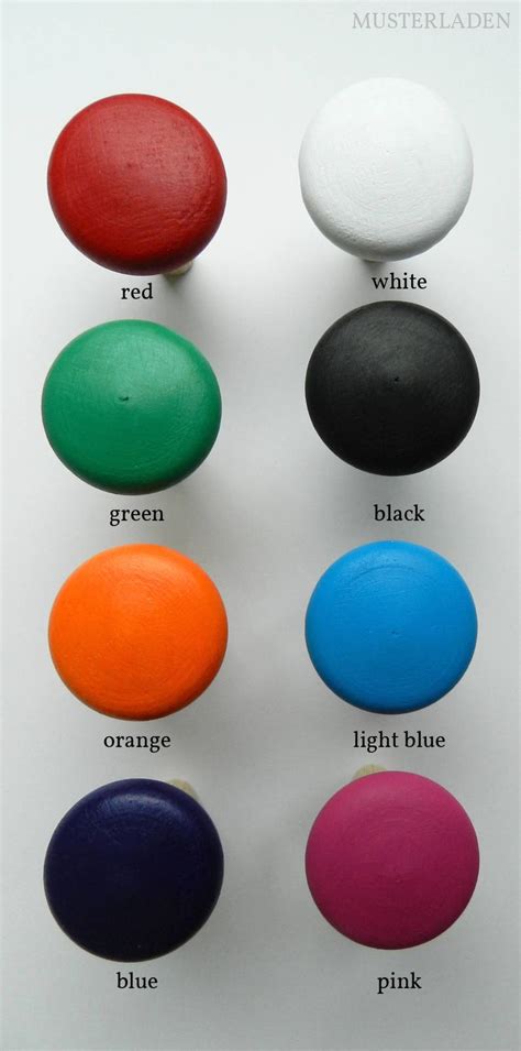 Colourful Drawer Knobs Set Of 6 Colourful Furniture Knobs Etsy