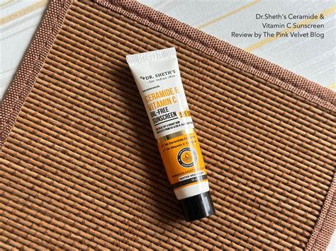 Drsheth Ceramide Sunscreen Review On My Sensitive Skin The Pink Velvet Blog