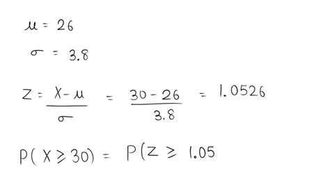 Solved Assume That X Has A Normal Distribution With The Specified Mean