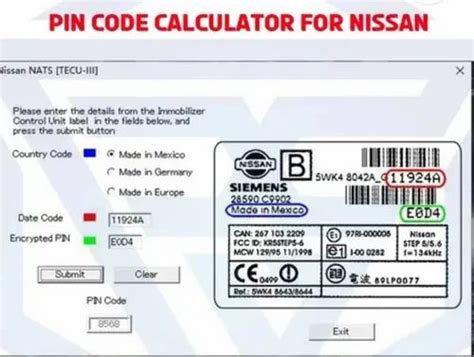 Nissan Pin Code At ₹ 800piece New Delhi Id 2854990163862