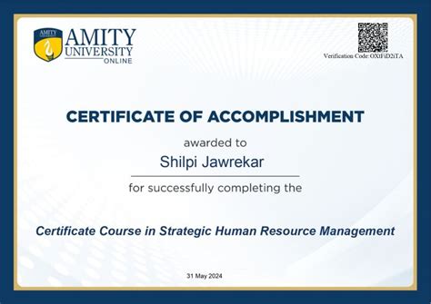 Shilpi Jawrekar On Linkedin Shrm Amityuniversityonline