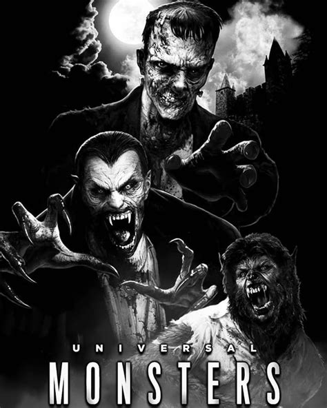 Pin On Decal Classic Horror Movies Monsters Universal Monsters Art