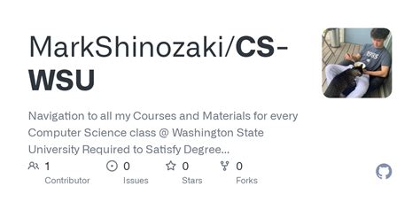 Github Markshinozakics Wsu Navigation To All My Courses And