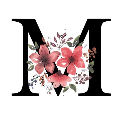 Baixar Alfabeto De Letras Florais Gratuitamente Letras Florales