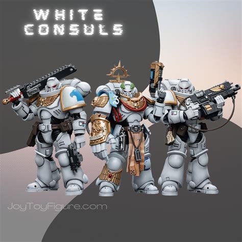 JoyToy WH40K Space Marines White Consuls Set Of 3 Joytoy Figure