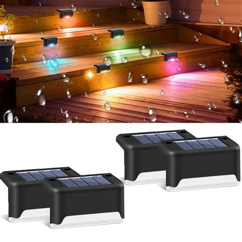 Lampe De Piscine Solaire Lampe Solaire Extérieure 4pcs Solaire