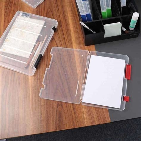 Jual Kotak Penyimpanan Folder Map File Kertas A4 A5 Plastik Transparan