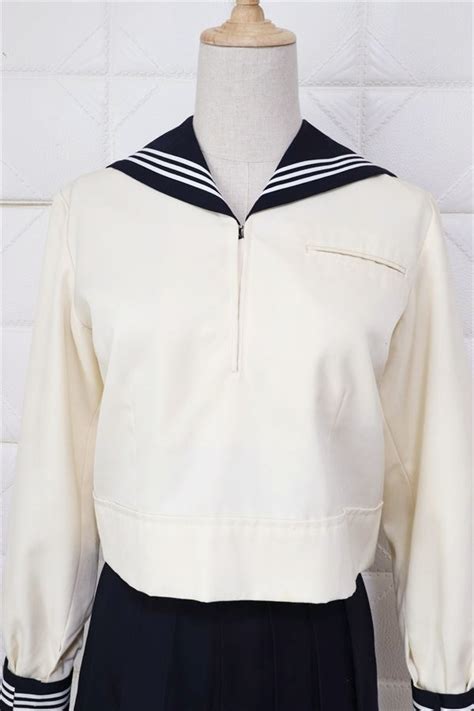 制服市場 東京都 私立 東京女学館高校 制服 冬服 セーラー服 上衣 マルス洋装店製