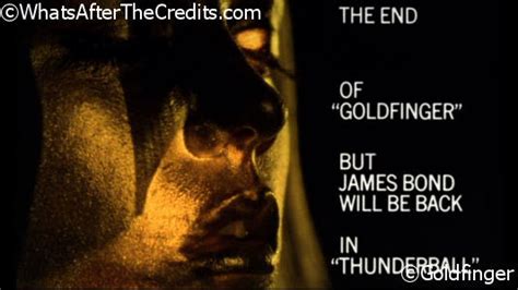Goldfinger 1964 Whats After The Credits The Definitive After