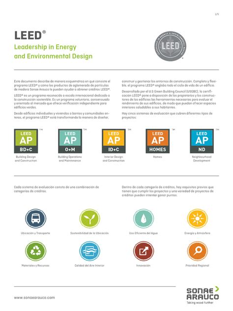 Informacion Para Obtener La Certificacion Leed Pdf Naturaleza Entorno Natural