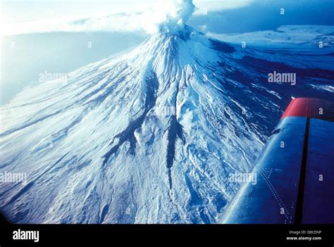 The Augustine Volcano Located In Alaska Is An Active Stratovolcano