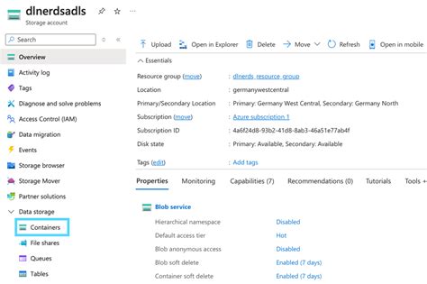 How To Create Blob Container In Azure Data Lake Storage Adls A Step