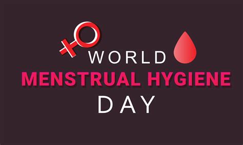 World Menstrual Hygiene Day Template For Background Banner Card
