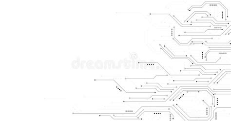Technology Digital Circuit Board Background Stock Vector Illustration Of Design Electricity