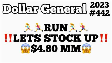2023442🔥dollar General Couponing🏃🏽‍♀️run🏃🏽‍♀️lets Stock Up‼️480
