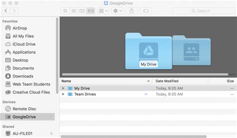 Google Drive File Stream Technology Services Adelphi University