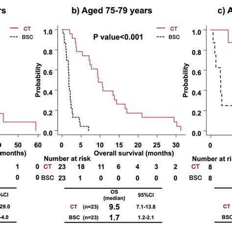 Overall Survival Comparison Between The Bsc And Chemotherapy Group A