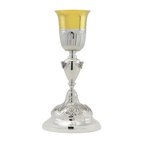 Religious Chalice In 800 Silver Myriam