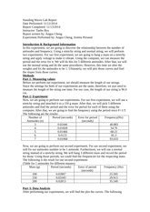 Standing Waves Lab Report Standing Waves Lab Report Date Performed Report